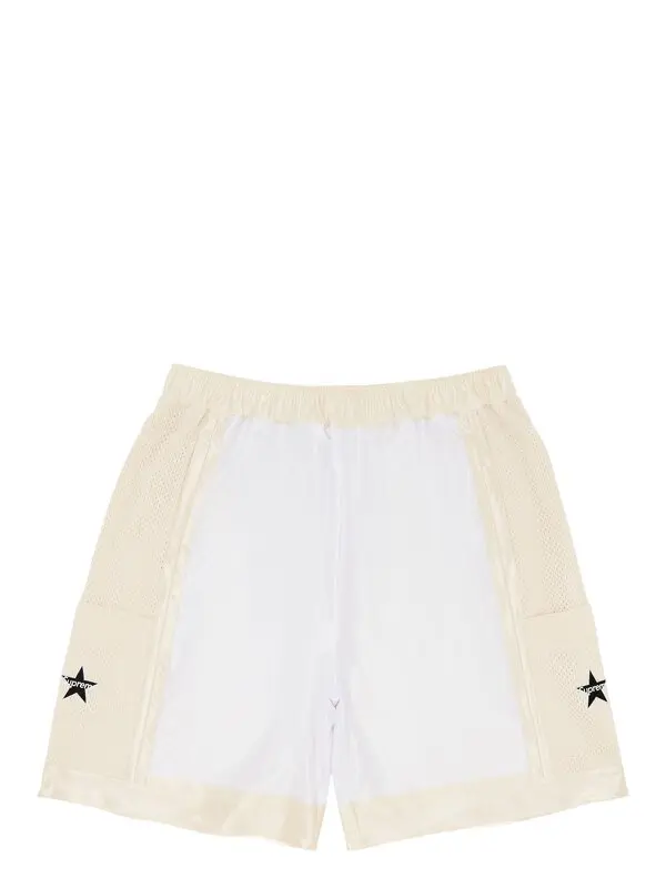 Supreme Side Pocket Basketball Short - White