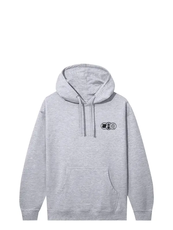 ANTI SOCIAL SOCIAL CLUB X Undefeated Position Hoodie - Grey