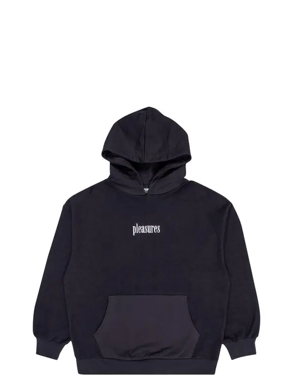 PLEASURES Logic Reverse Terry Hoodie - Black