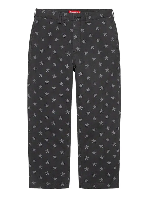 Supreme Chino Pant Stars - Grey