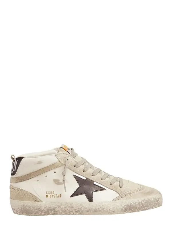 GOLDEN GOOSE Mid Star Sneakers - White