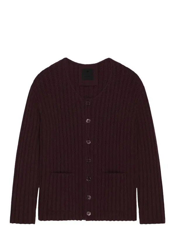 Givenchy Cashmere Cardigan - Red