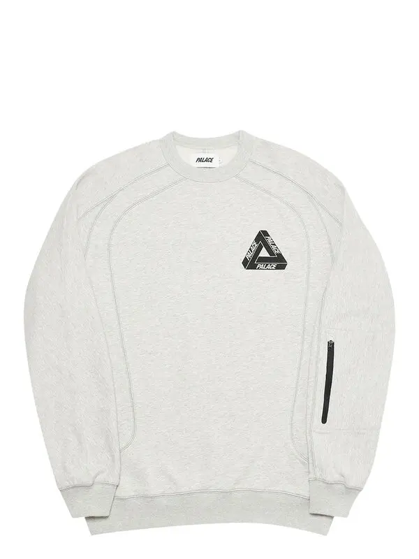 PALACE Techie Ferg Crew - Grey