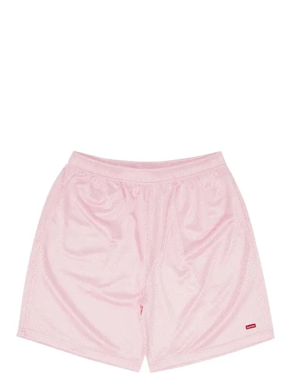 Supreme Small Box Baggy Mesh Short - Pink