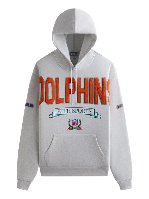 Kith 47 Nfl Dolphins Nelson Hoodie - Grey