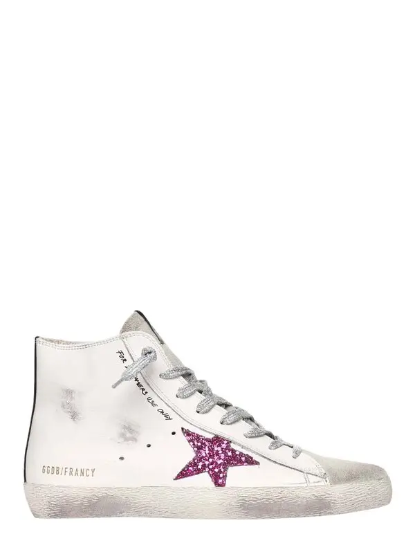 GOLDEN GOOSE Francy High Top Sneakers - White