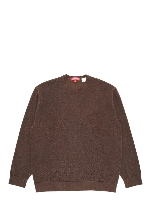 Supreme Metallic Long-sleeve Top - Brown