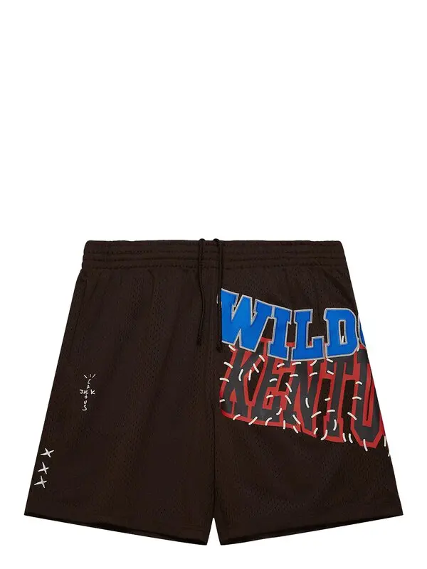 CACTUS JACK BY TRAVIS SCOTT X Mitchell & Ness University Of Kentucky Shorts - Brown