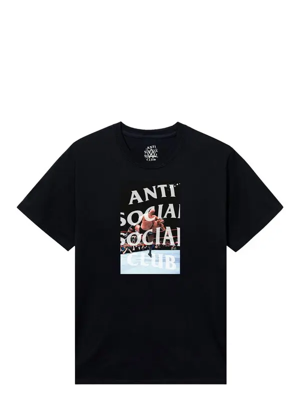 ANTI SOCIAL SOCIAL CLUB X Wwe The Rock Tee - Black