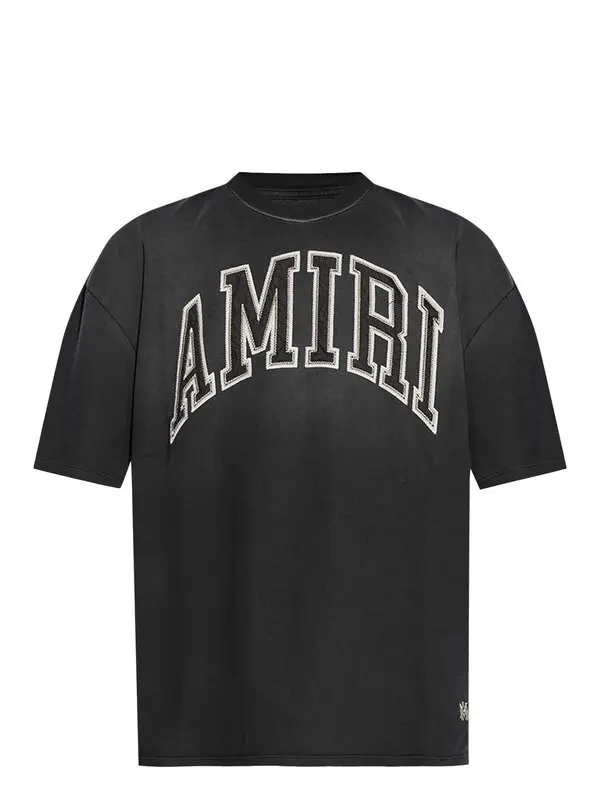 Amiri Vintage Oversized Tee - Black