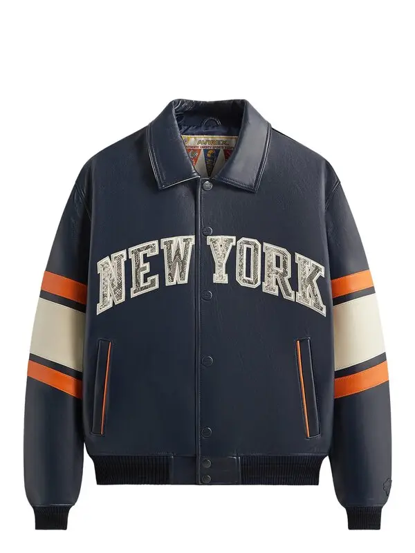 Kith Avirex New York Knicks Legend Jacket - Blue