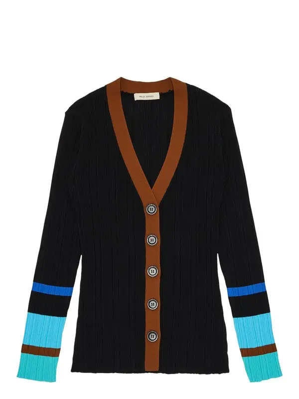 WALES BONNER Knit Cardigan - Black
