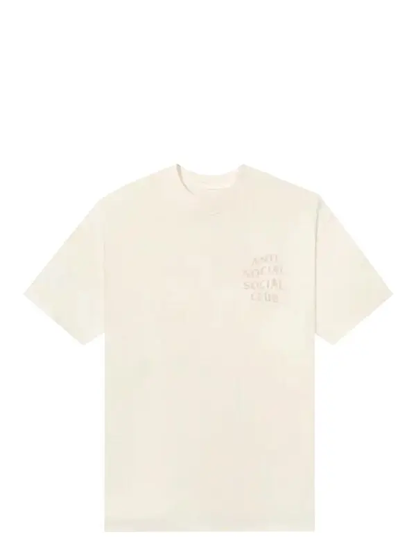 ANTI SOCIAL SOCIAL CLUB Cancelled Again Tonal Tee - Cream