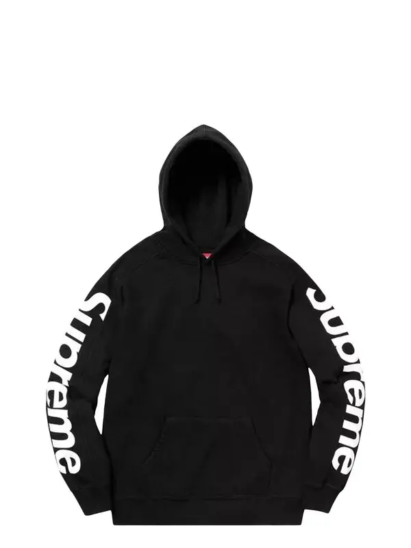 Supreme Sideline Hooded Sweatshirt - Black