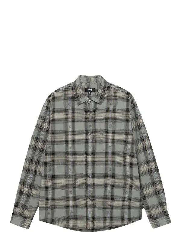 StÜssy Motif Plaid Shirt - Grey