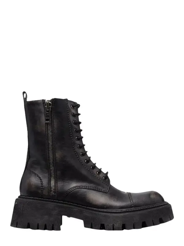 Balenciaga Tractor High Boots - Black