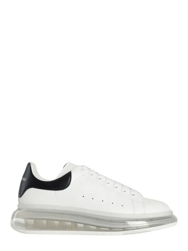 Alexander McQueen Oversized Sneaker With Clear Sole - White