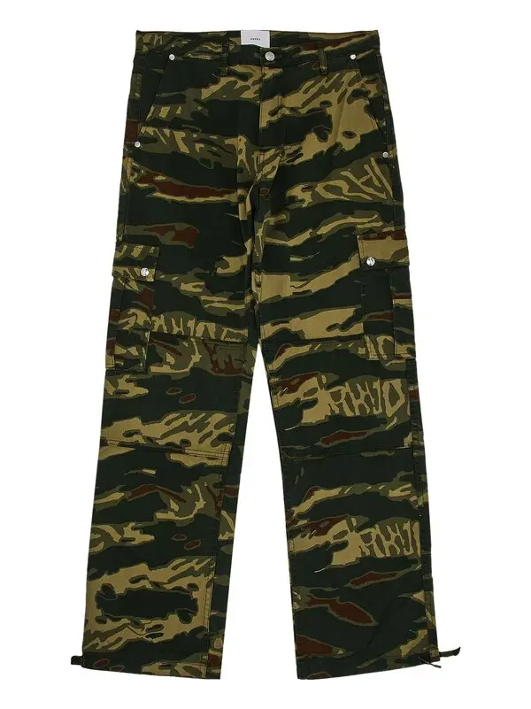 Rhude Tiger Camo Cargo Pant - Green