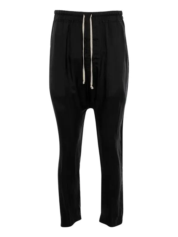 Rick Owens Drawstring Long Pants - Black