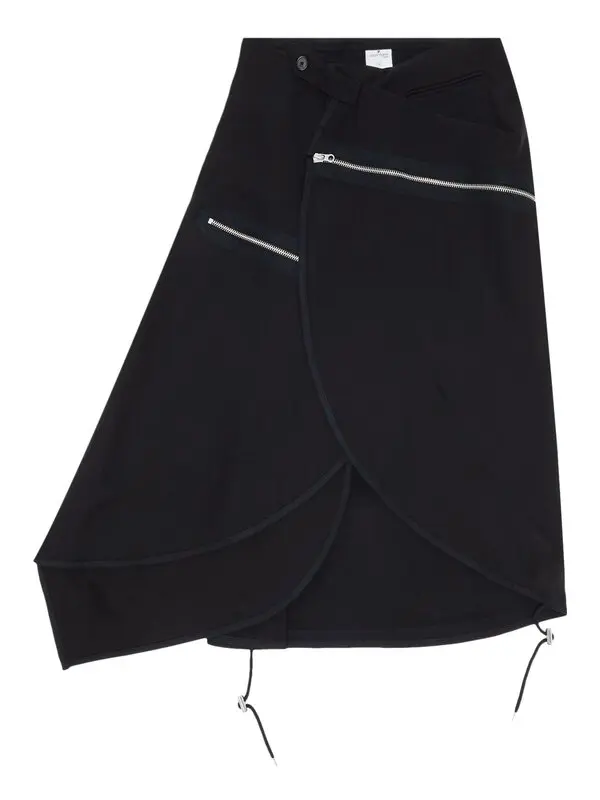 COURREGES Modular Long Skirt - Black