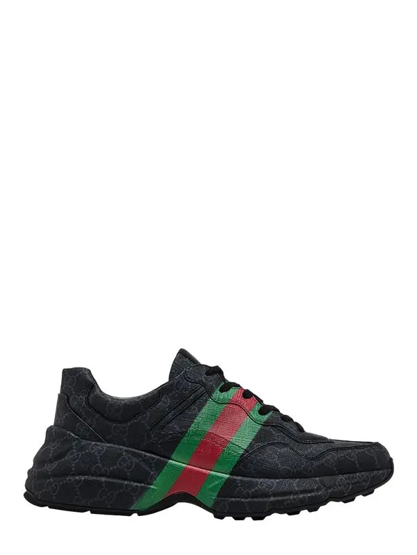 Gucci Gg Rhyton Sneakers - Black