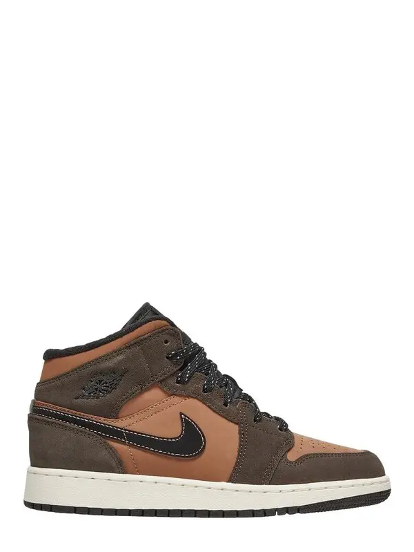 JORDAN 1 Mid Se Gs Sneakers - Brown