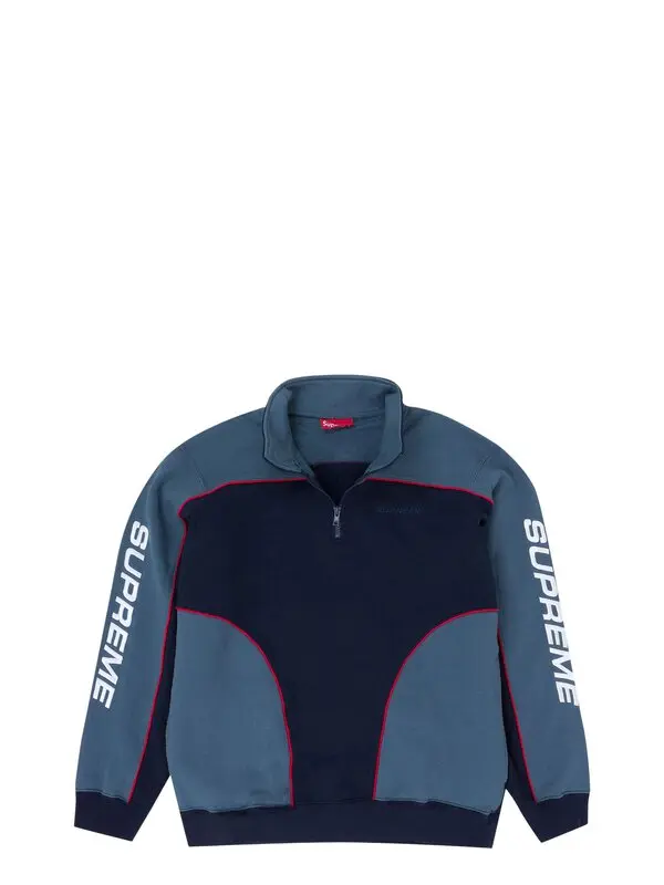Supreme Speedway Half Zip Sweatshirt - Black