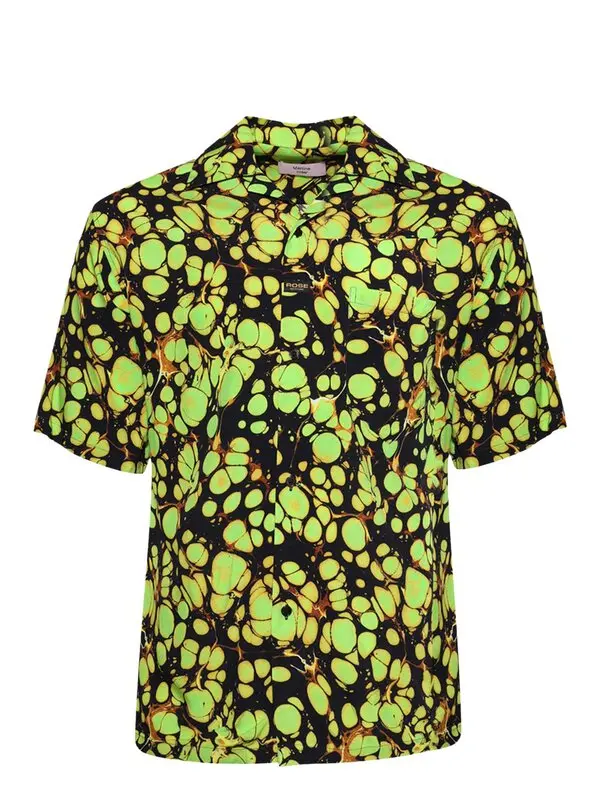 Martine Rose Printed Hawaiian Shirt - Green