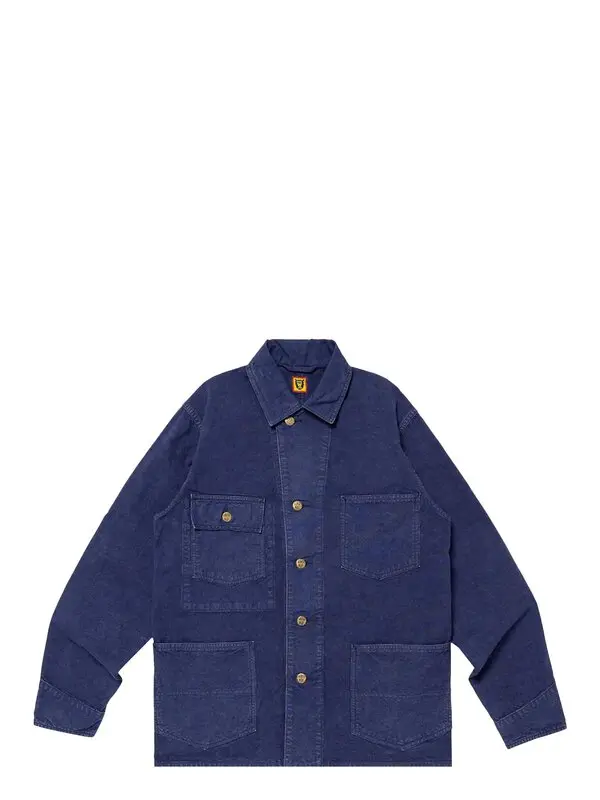 HUMAN MADE Garment Dyed Coverall Jacket - Blue