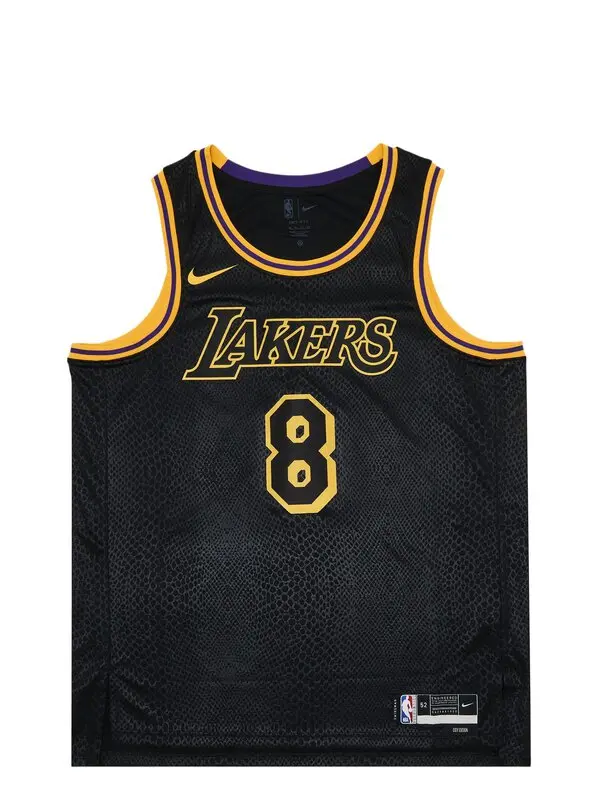 Nike Kobe Mamba Mentality Lakers City Edition Swingman Jersey - Black