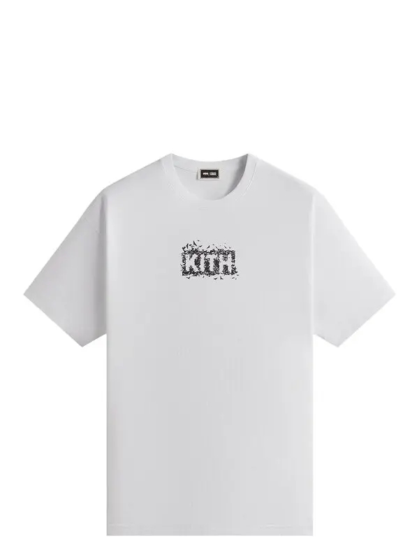 Kith X Batman Bats Vintage Tee - White