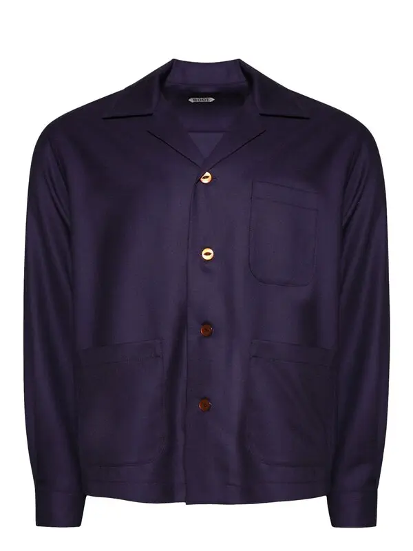BODE Aubergine Overshirt - Purple