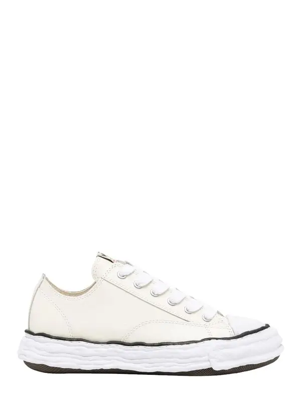 Mihara Yasuhiro Peterson Og Sole Leather Low - White