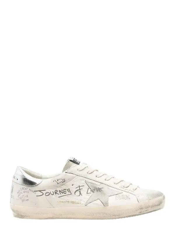 GOLDEN GOOSE Superstar 'journey Of Love' Sneakers - White