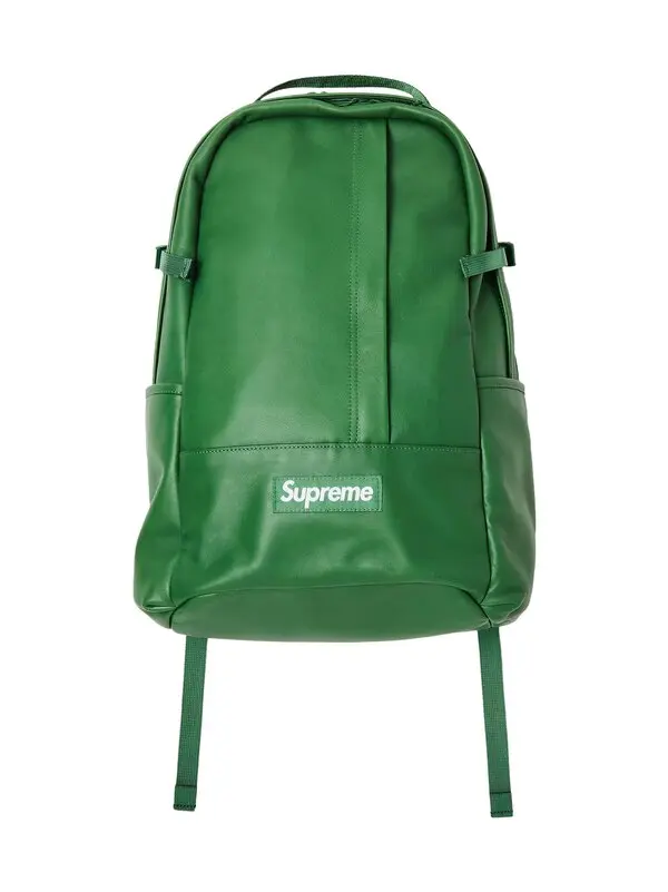 Supreme Leather Backpack - Green