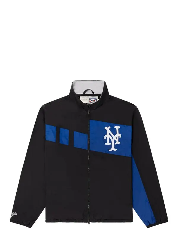 Aimé Leon Dore X New York Mets Colorblock Windbreaker - Black