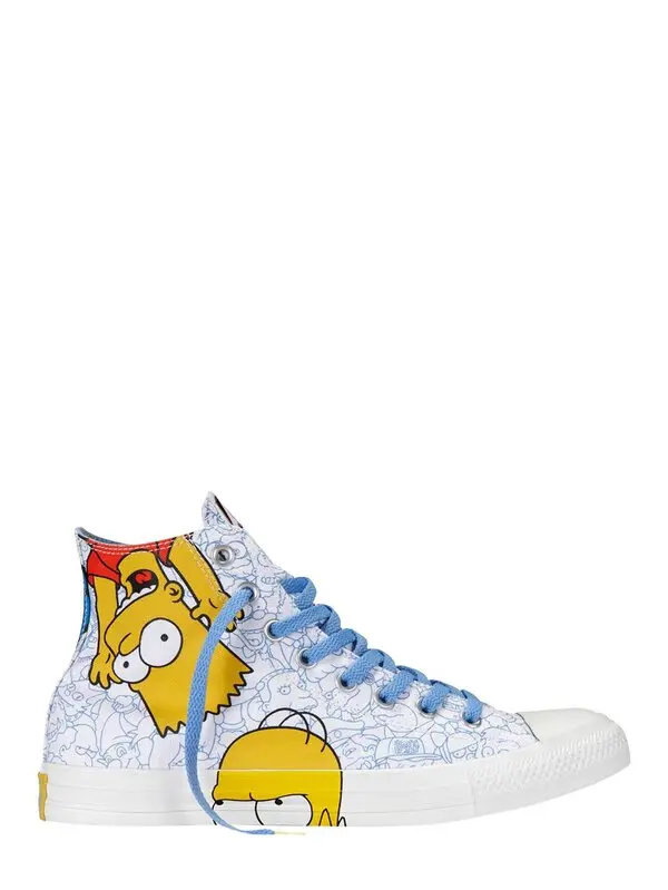 CONVERSE The Simpsons Chuck Taylor All Star High 'family Homer' Sneakers - White