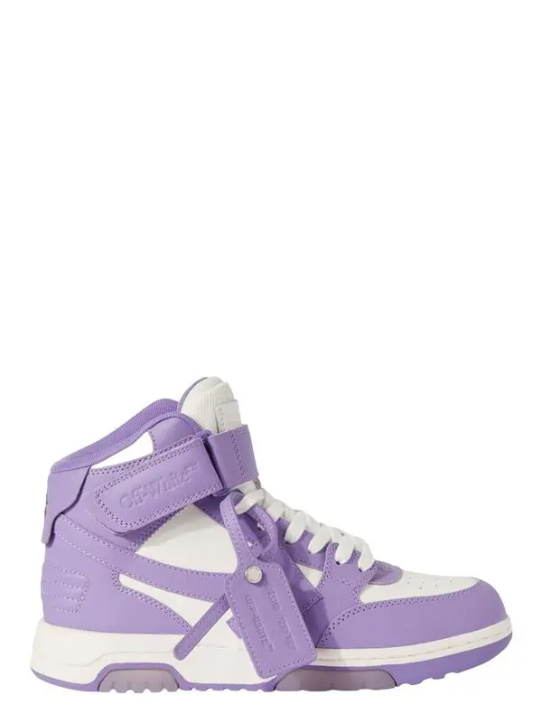 Off-White Out Of Office Mid-top Sneakers - Purple