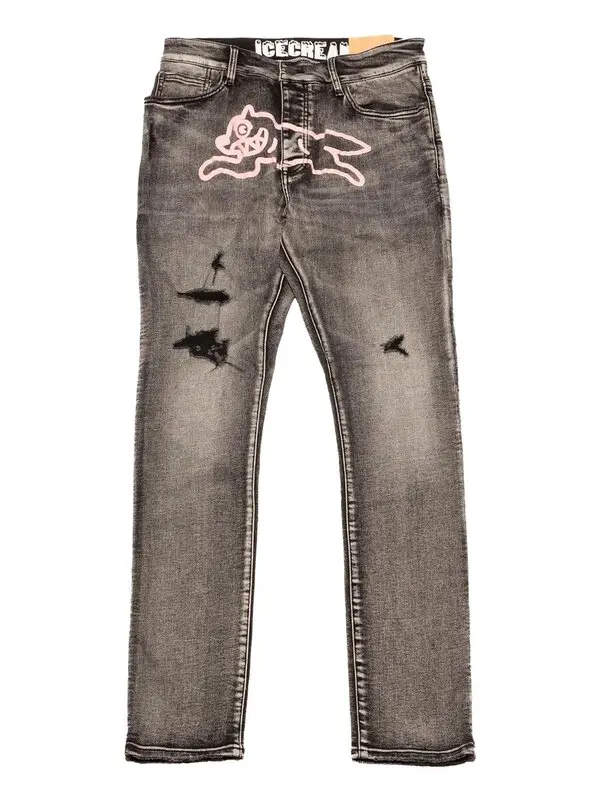 ICECREAM Flamingo Jean - Grey