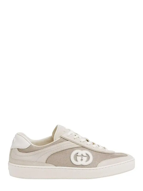 Gucci G74 Interlocking G Sneakers - Cream