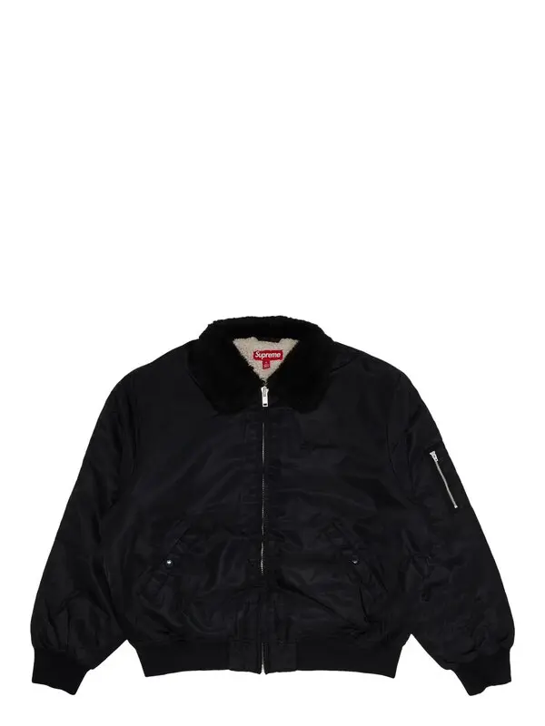 Supreme Nylon Bomber Jacket - Black