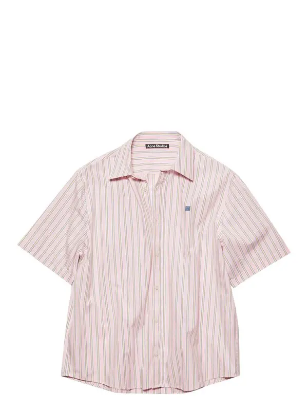 Acne Studios Stripe Button-up Shirt - Pink