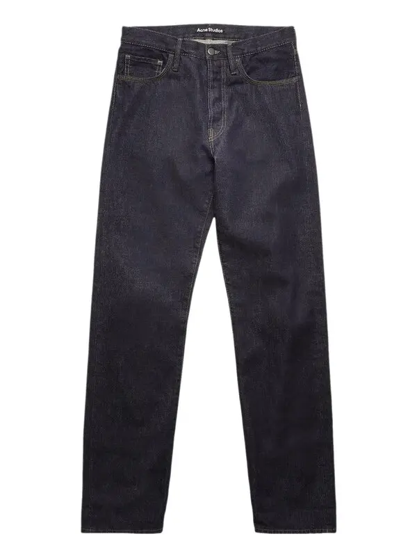 Acne Studios Straight Leg Jeans - Black