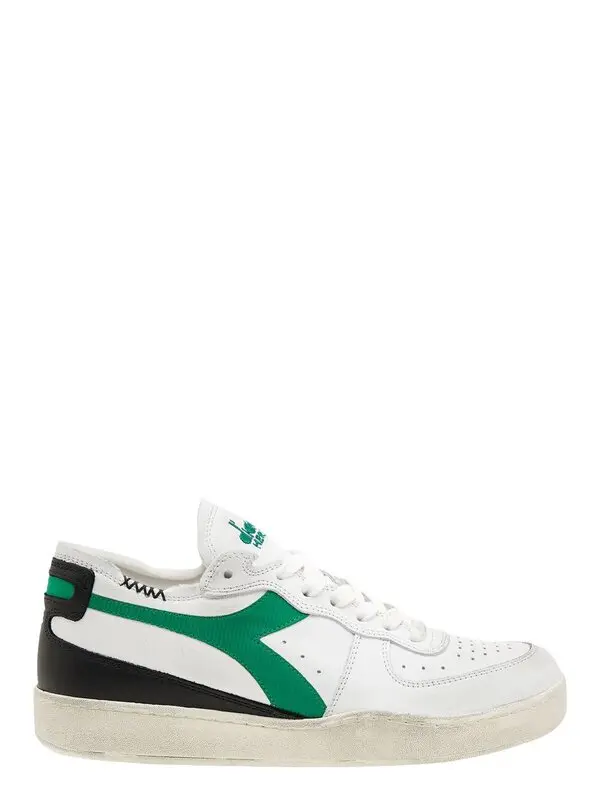 DIADORA Mi Basket Row Cut Sneakers - White