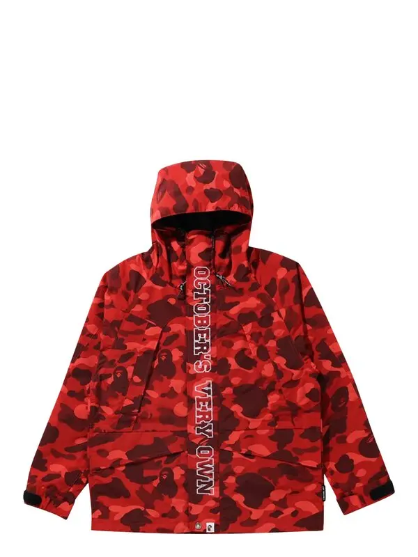 A BATHING APE X Ovo Color Camo Jacket - Red