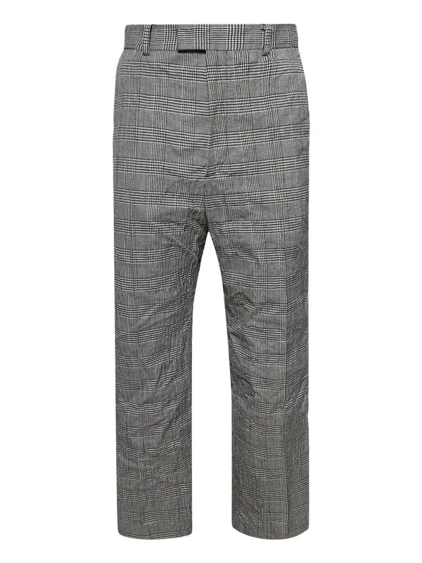 Vetements Metalized Wrinkled Tailored Pants - Grey