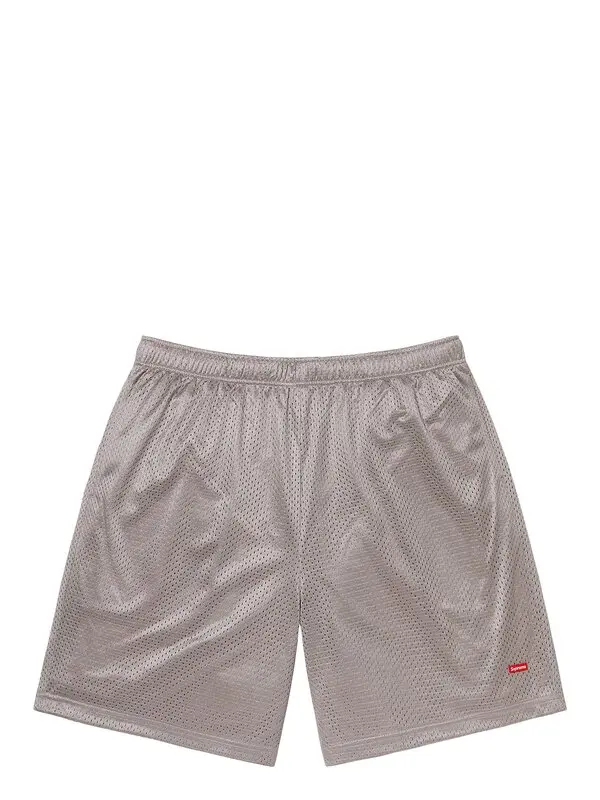 Supreme Small Box Baggy Mesh Short - Grey