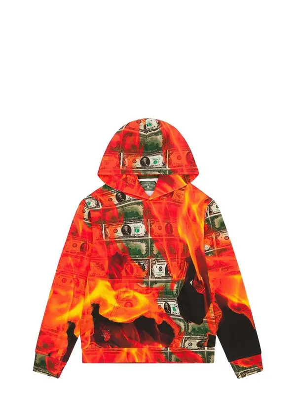 DENIM TEARS Burn It All Hoodie - Multicolor
