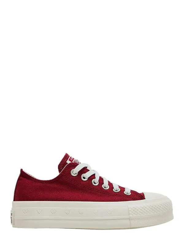 CONVERSE Chuck Taylor All Star Lift Platform Low Sneakers - Red