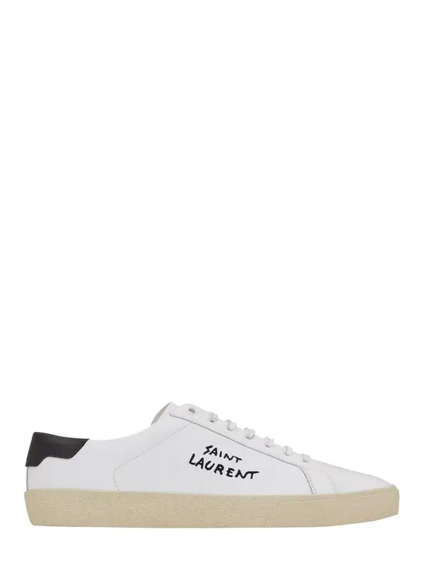 Saint Laurent Court Classic Sl/06 Low Sneakers - White